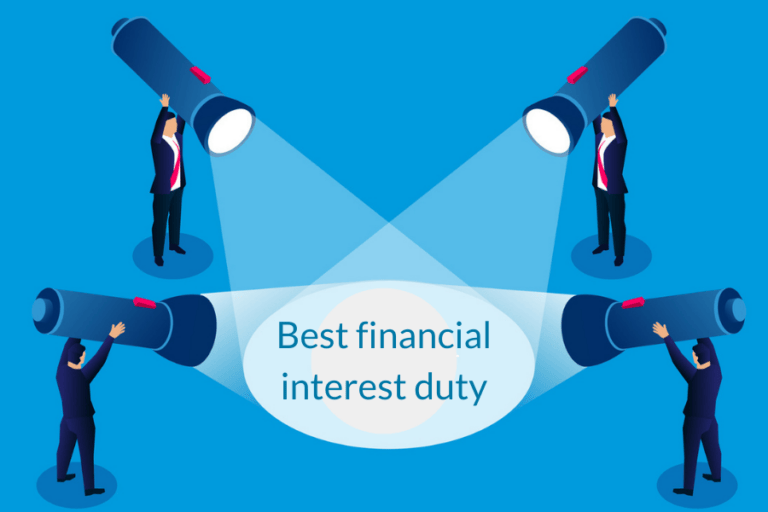 Weighing the importance of 'financial' in best financial interest duty ...